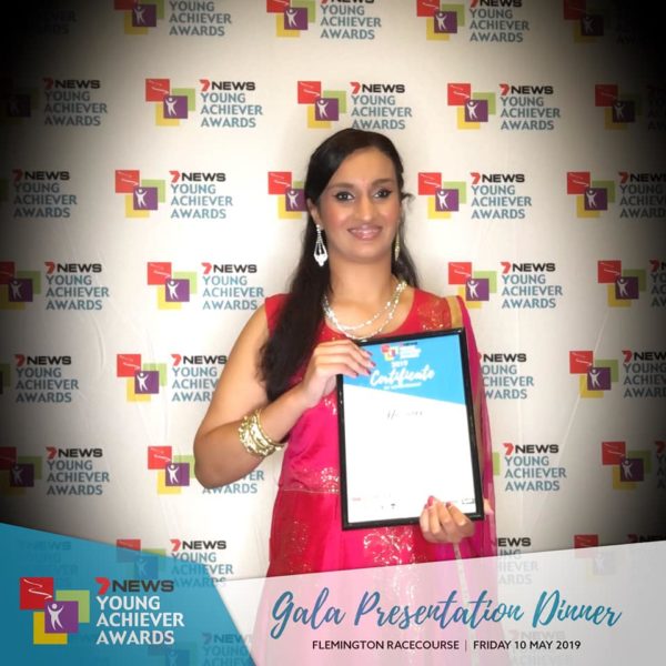 AIFAV YOUTH AMBASSADOR NOMINATED IN SEVEN NEWS YOUNG ACHIEVER AWARD ...